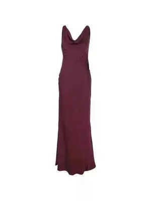Norma Kamali Cowl-neck Gown