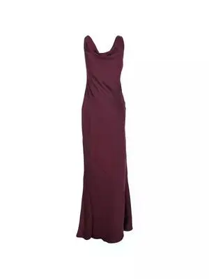 Norma Kamali Cowl-neck Gown
