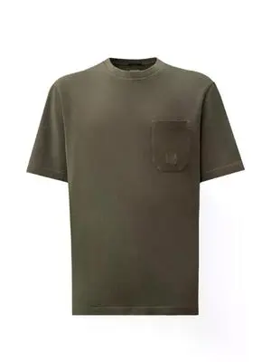 C.P. COMPANY 24/1 Piquet Pigment Dyed Short-sleeve T-shirt - Grey