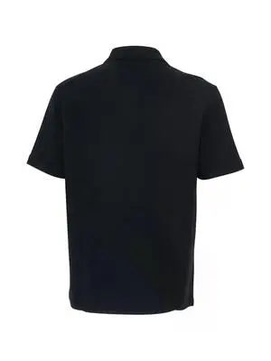 JIL SANDER Zip Polo Shirt - Black