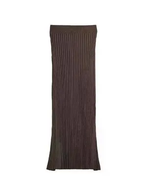 TOD'S Ribbed Knit Midi Skirt