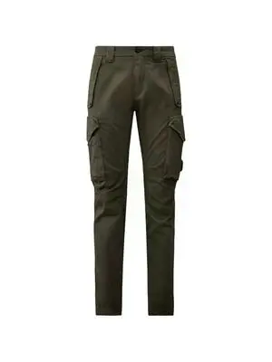 C.P. COMPANY Stretch Sateen Cargo Pants With Lens Detail