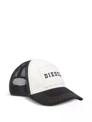 DIESEL® Embroidered-patch Cap - White