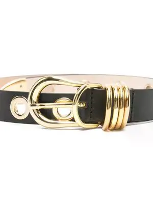 DEHANCHE Hollyhock Rivet Belt - Black