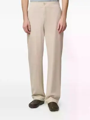 TOD'S Buttoned Trousers With Drawstring - Neutrals
