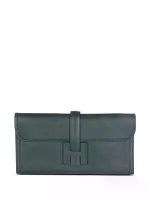 Hermès Elan 29 Clutch - Green