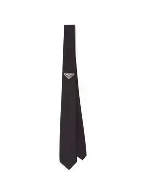 Prada Re-Nylon Neck Tie Black