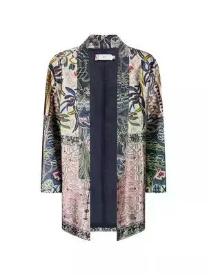 HUI HUI Printed Silk Jacket