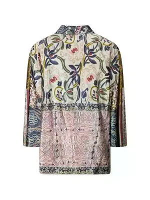 HUI HUI Printed Silk Jacket