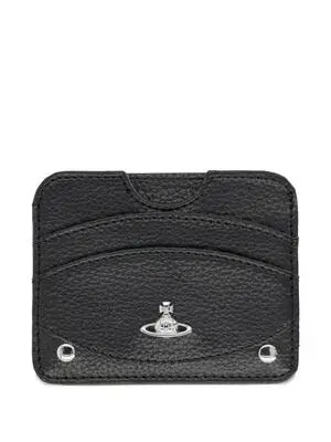 VIVIENNE WESTWOOD Orb-plaque Card Holder - Black