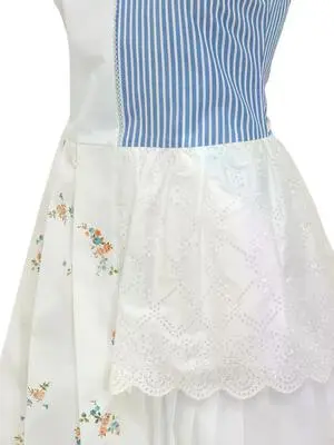 MSGM Striped Floral Dress
