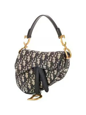 Dior Mini Saddle Bag - Neutrals