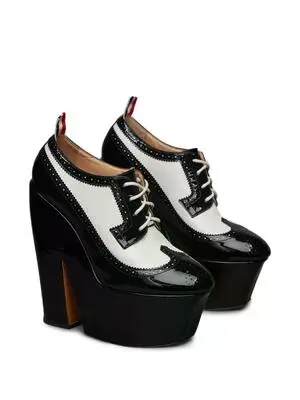 Thom Browne Brogue Platform Heeled Pumps