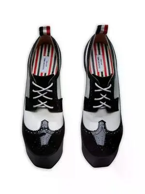 Thom Browne Brogue Platform Heeled Pumps