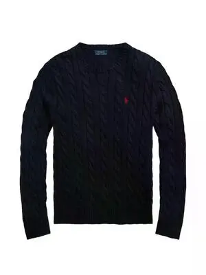 Polo Ralph Lauren Cable-knit Crew Neck Sweater - Blue