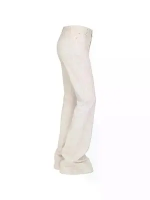 Rick Owens Bolans Flared Denim Trousers - Neutrals