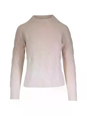 Kinross Cashmere Cable-knit Gradient Sweater