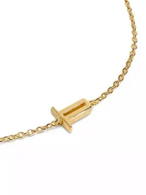 Monica Vinader Initial T Chain Bracelet - Gold
