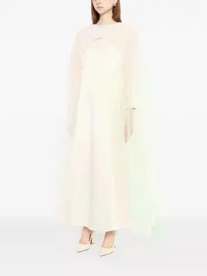 SHATHA ESSA Bead-embellished Maxi Dress