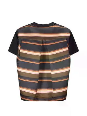 Sacai Pocket Striped T-shirt