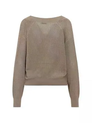 Brunello Cucinelli V-neck Fine Knit Sweater