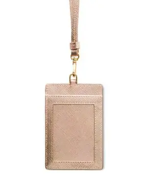 Prada Leather Badge Holder