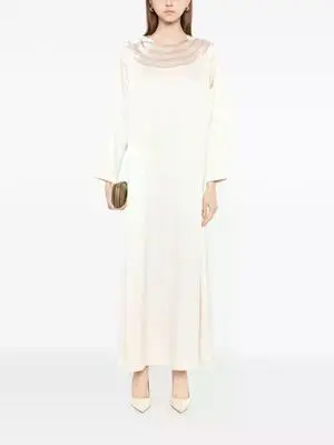 SHATHA ESSA Paillette-embellished Maxi Dress