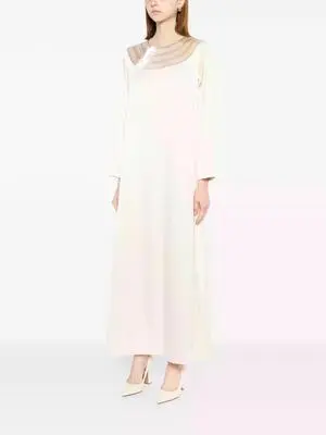 SHATHA ESSA Paillette-embellished Maxi Dress