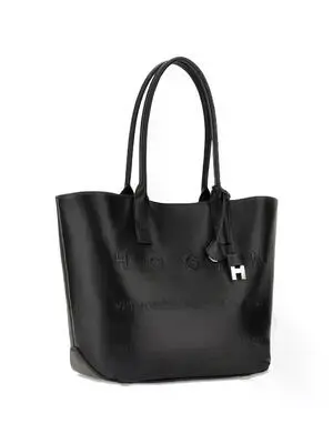 Hogan Address Logo Tote - Black
