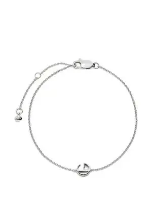 Monica Vinader Initial G Chain Bracelet Silver