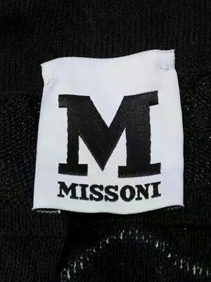 Missoni Knit Sleeveless Top - Black