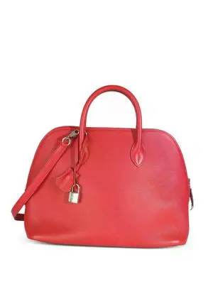 Hermès 2018 Bolide 30 Tote Bag - Red