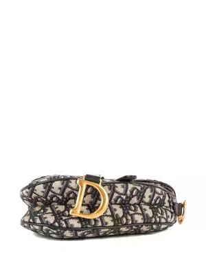 Dior Mini Saddle Oblique Shoulder Bag - Neutrals