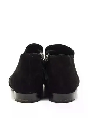 Miu Miu Metallic-toe Ankle Boots