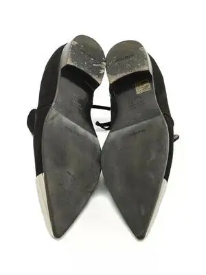 Miu Miu Metallic-toe Ankle Boots