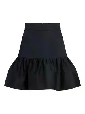 Patou Mini Skirt With Ruffled Hem