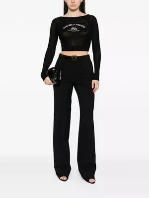 Elisabetta Franchi Open-work Sweater