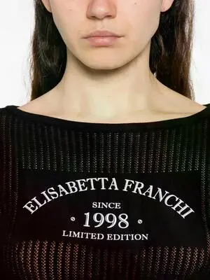 Elisabetta Franchi Open-work Sweater