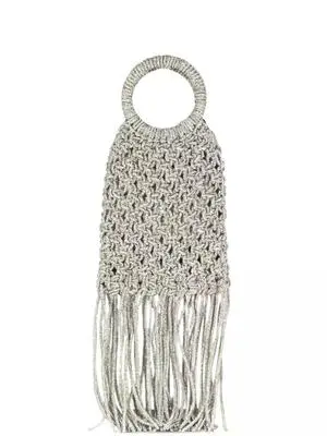Twenty Fourhaitch Silver Tone Bags For Women