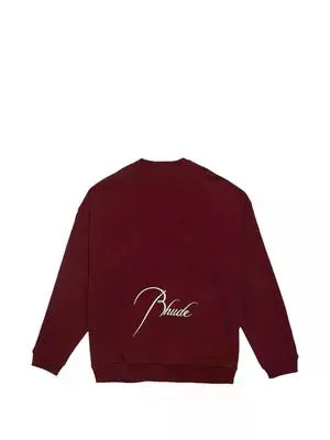 Rhude Logo-embroidered Crewneck Sweatshirt