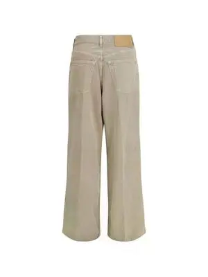 HAIKURE Pleated Wide-leg Jeans - Neutrals