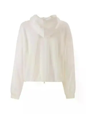 Brunello Cucinelli Cotton Jersey Zip-up Hoodie - Neutrals