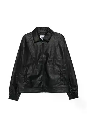 Adidas Santiago Pleather Zip-up Biker Jacket