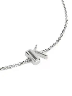 Monica Vinader Initial K Chain Bracelet - Silver