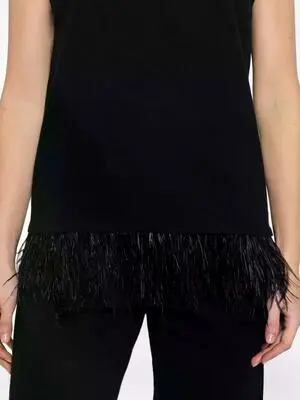 PHILO-SOFIE Feather-trimmed Vest
