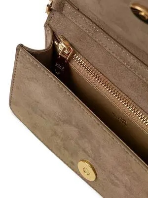 Moschino Quilted Cross Body Bag With Heart Motif - Neutrals