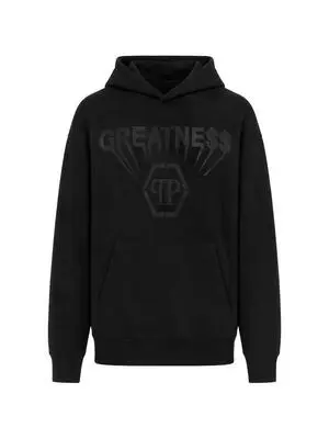 Philipp Plein Printed Hoodie - Black