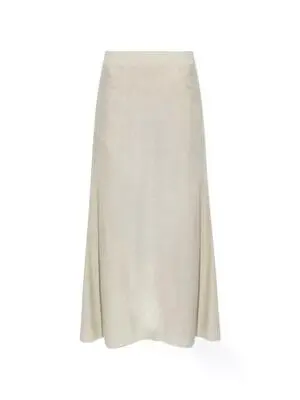 LISA YANG Torie Midi Skirt - Neutrals
