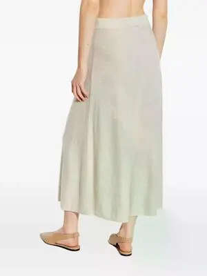 LISA YANG Torie Midi Skirt - Neutrals