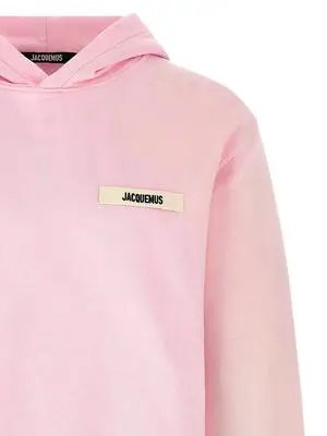 Jacquemus Logo-patch Dropped-shoulder Hoodie